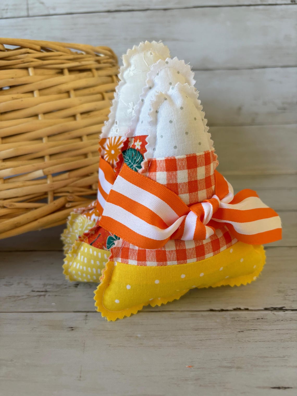 Halloween Stuffed Candy Corn Bowl Filler - Halloween Decor - 0 Calories ...