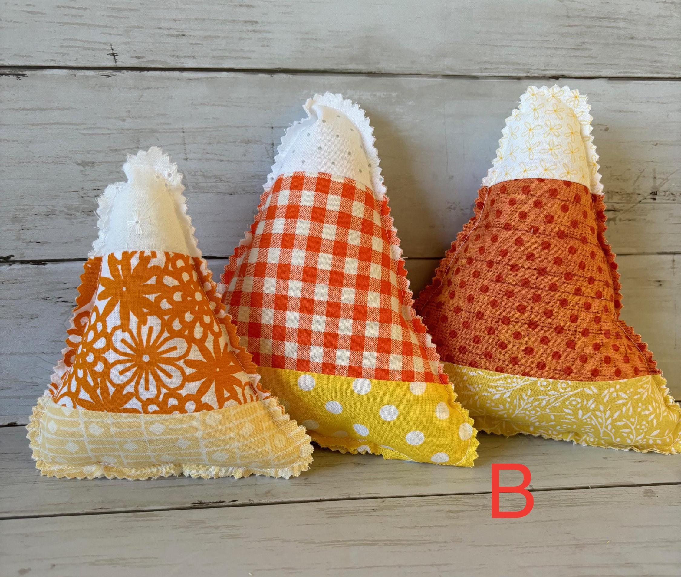 Halloween Stuffed Candy Corn Bowl Filler or Decor 0 Calories - Etsy