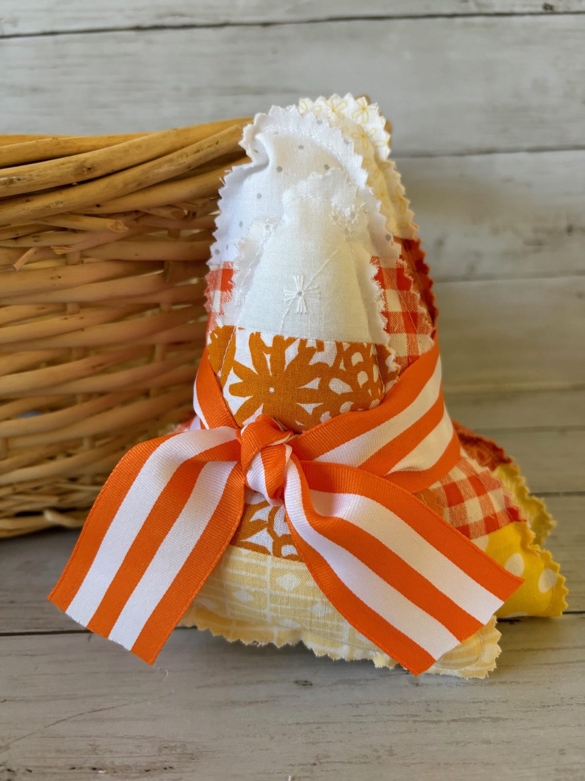 Halloween Stuffed Candy Corn Bowl Filler - Halloween Decor - 0 Calories ...