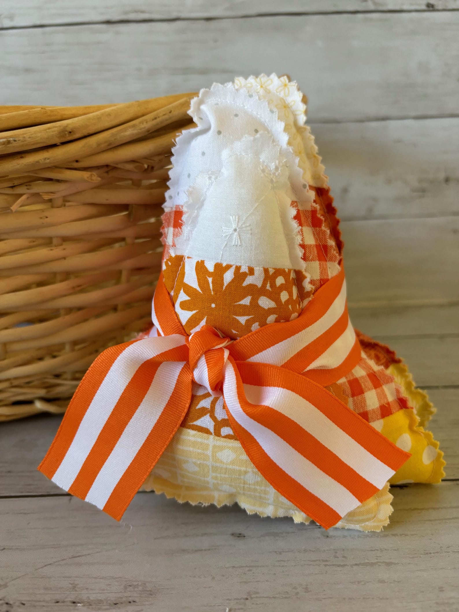 Halloween Stuffed Candy Corn Bowl Filler - Halloween Decor - 0 Calories ...