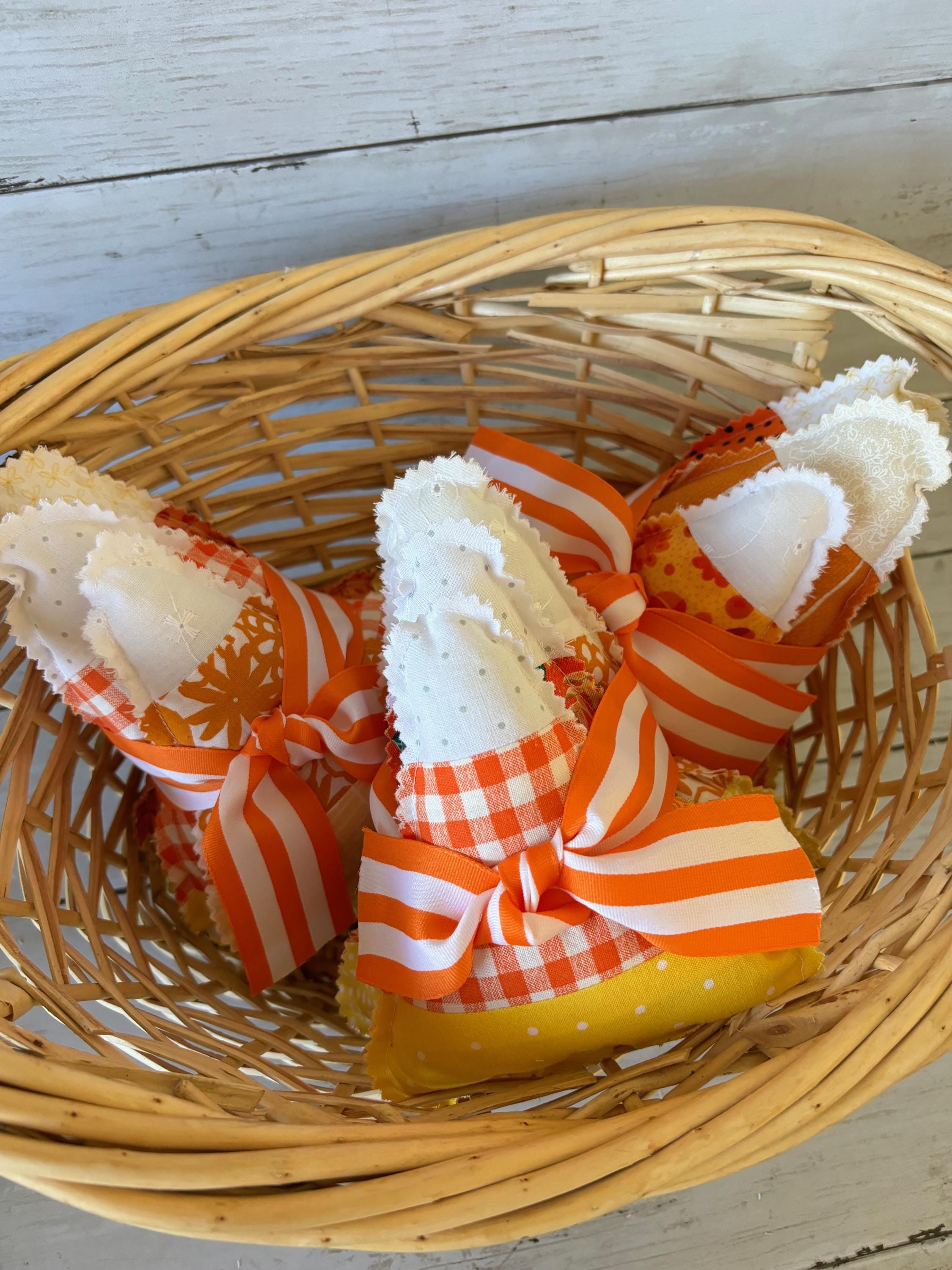 Halloween Stuffed Candy Corn Bowl Filler or Decor 0 Calories - Etsy