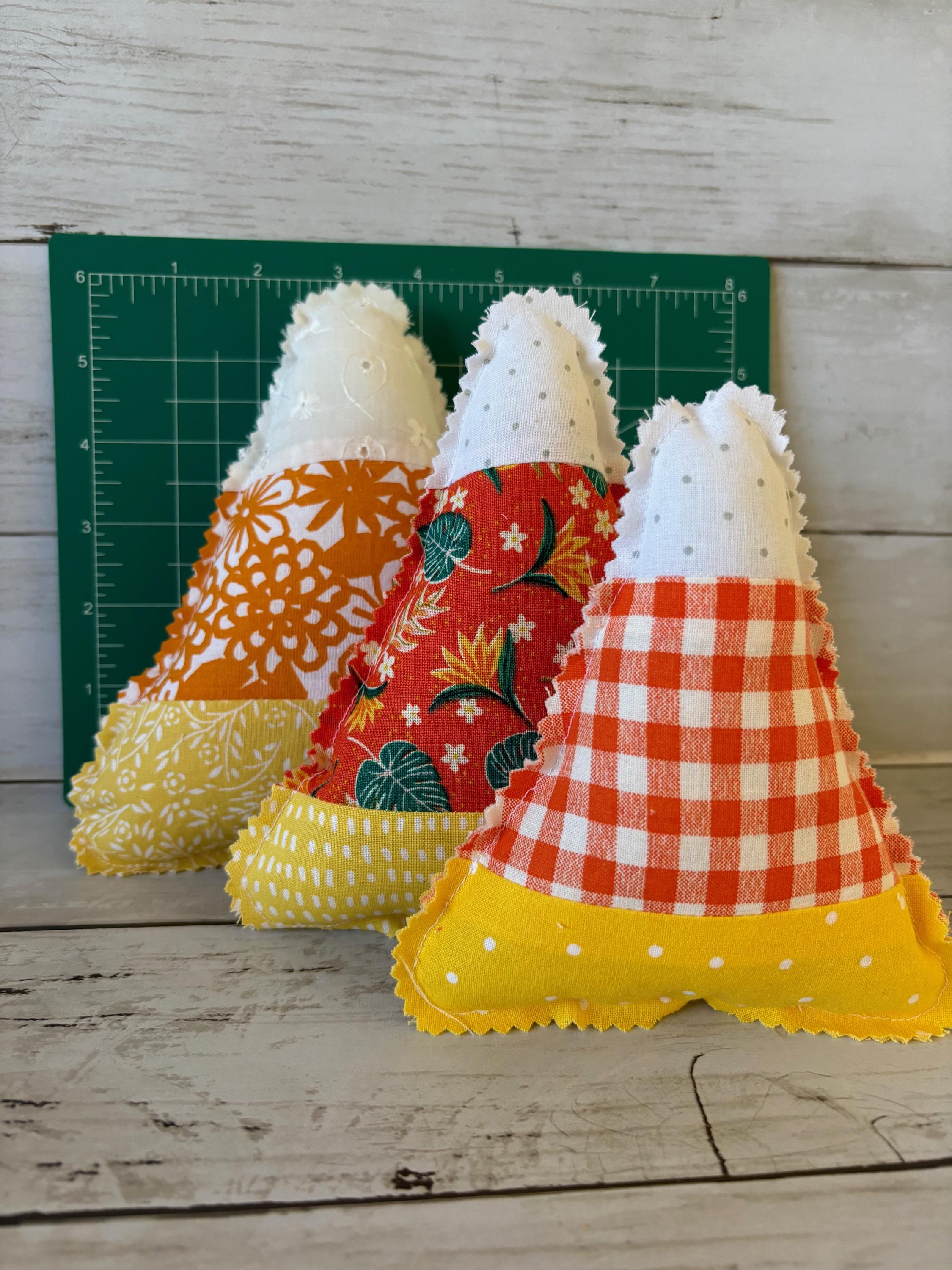 Halloween Stuffed Candy Corn Bowl Filler or Decor 0 Calories - Etsy