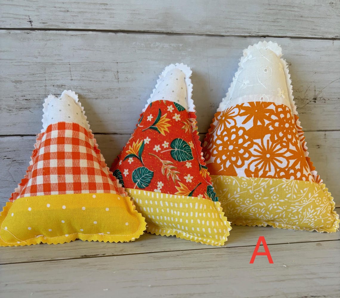 Halloween Stuffed Candy Corn Bowl Filler - Halloween Decor - 0 Calories ...
