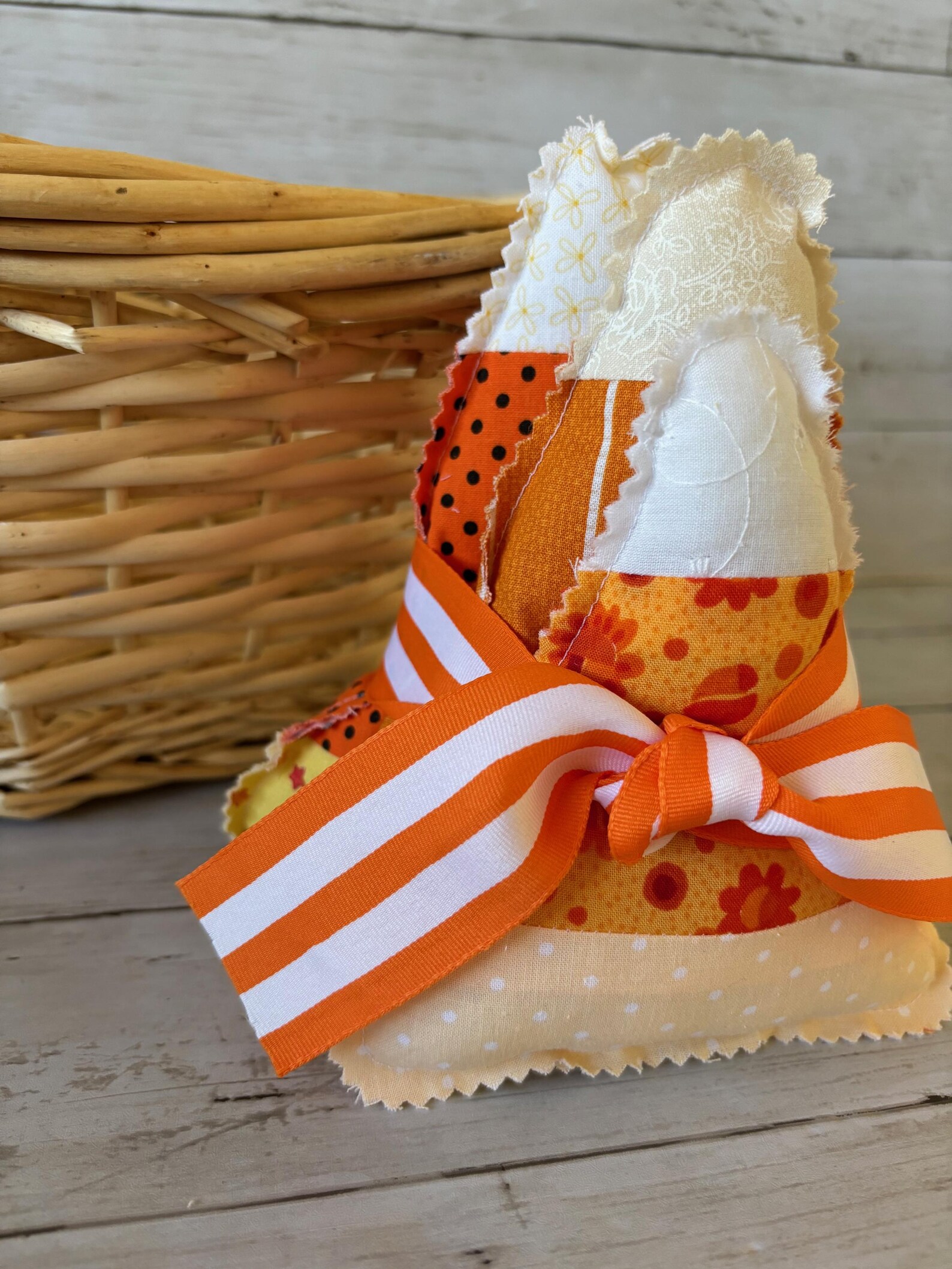 Halloween Stuffed Candy Corn Bowl Filler or Decor 0 Calories - Etsy