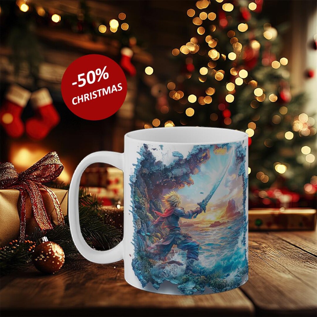 Tydus, 3D Ceramic Mug, FFX Broken Effect, 11oz, Depth Effect, Gamer ...