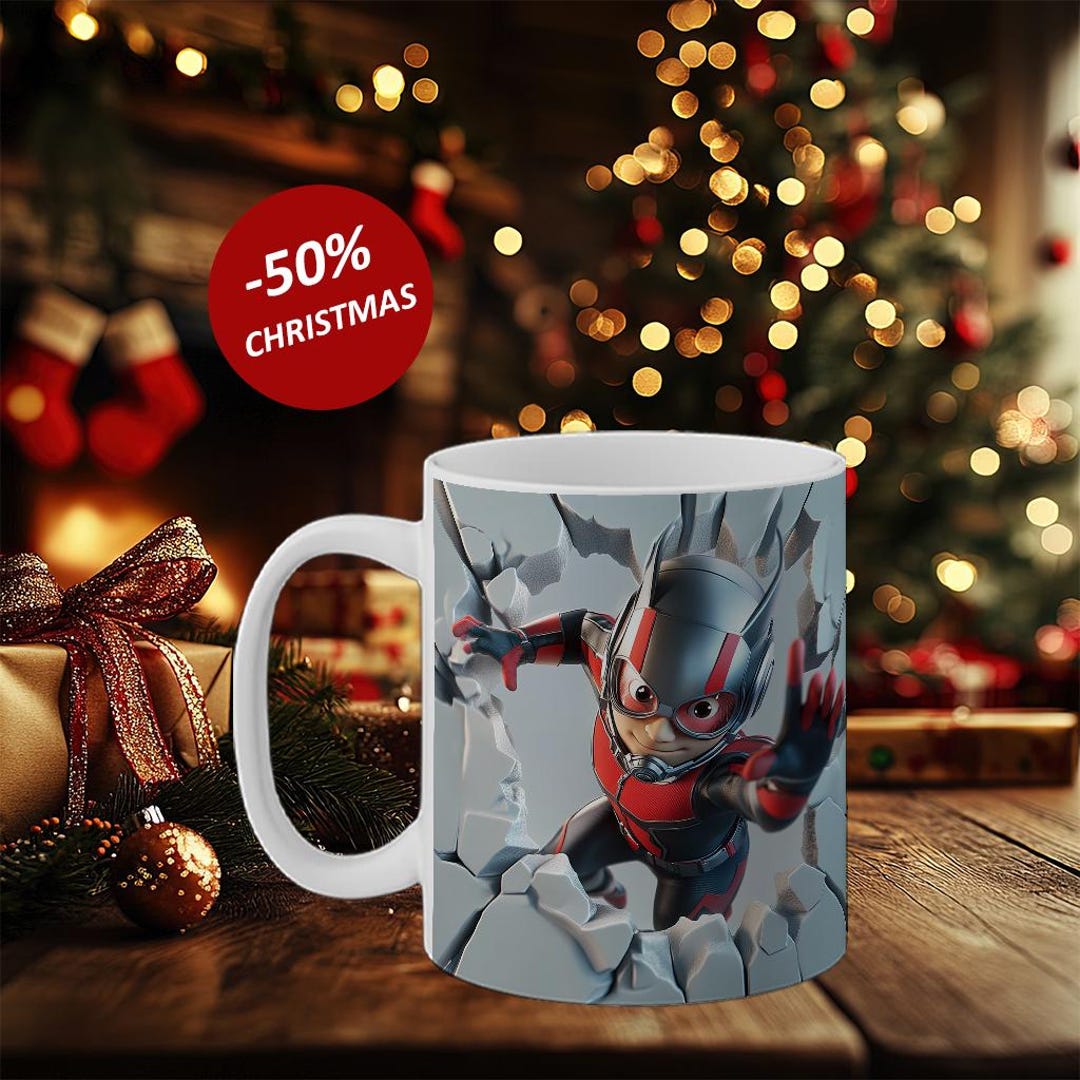 Beetleman Comic, Cartoon Kids, 3D Mug, Beetleman Fan Gift, 11oz Cup, Superhero Coffee Tea ...