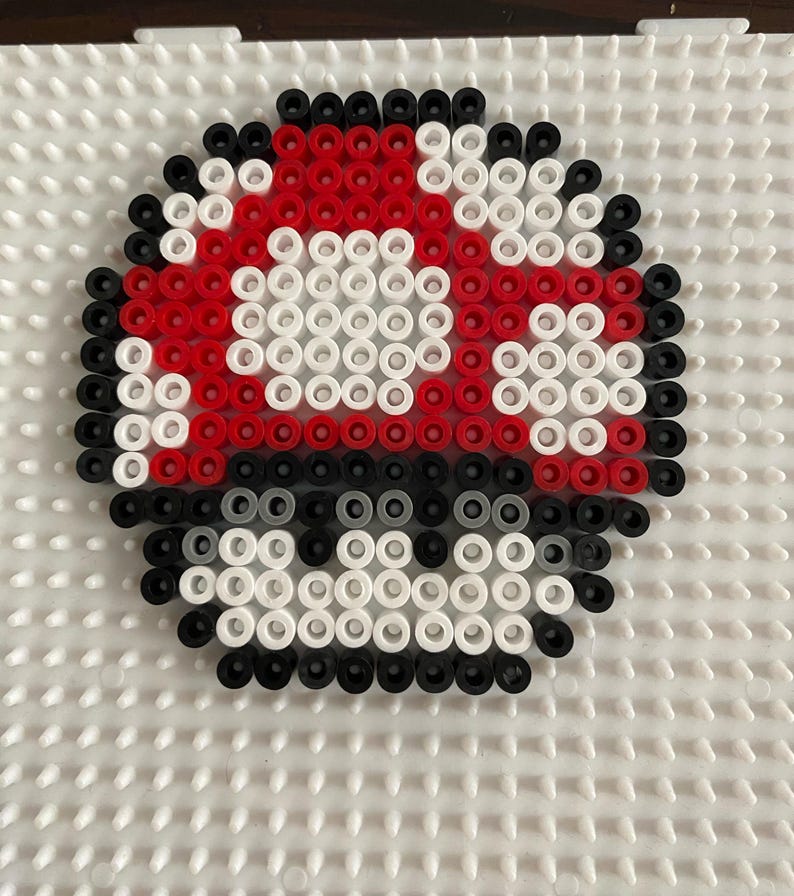 Mario Perler Bead Poster - Retro Handmade Framed Wall Art - Unique Gift ...