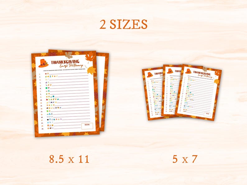 Thanksgiving Emoji Pictionary Game, Thanksgiving Games Printable ...