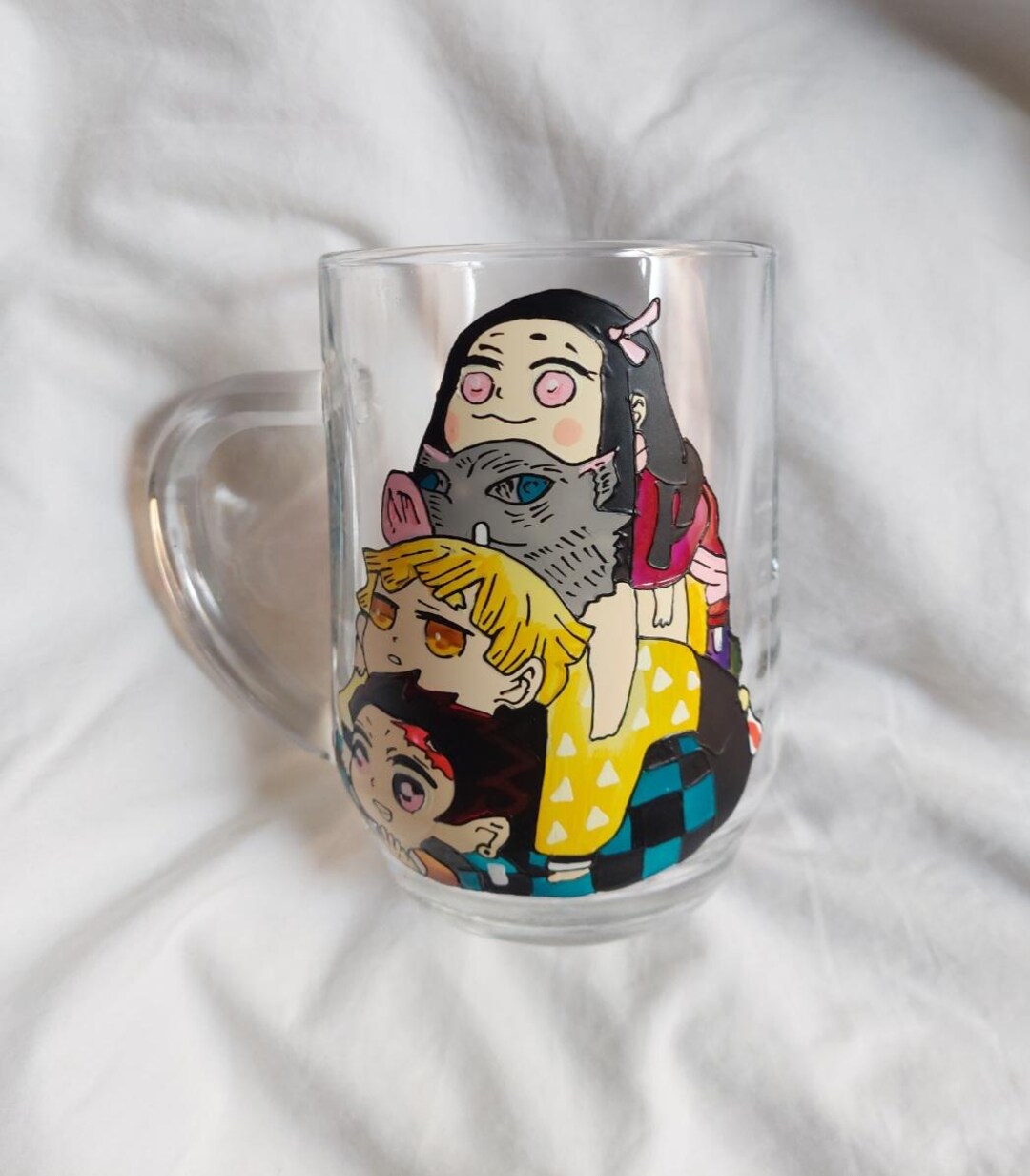Tanjiro Mug. Demon Slayer Mug. Fun Mug. Anime Mug. Handpainted Mug. - Etsy
