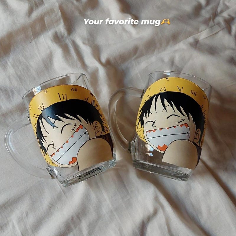 Luffy One Piece Cup - Etsy
