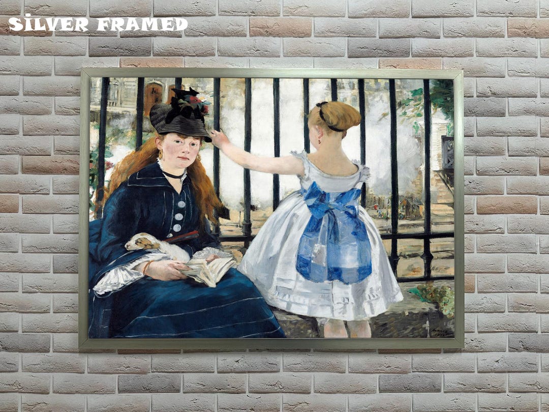 Edouard Manet the Railway Art, Edouard Manet Canvas, Children Painting ...