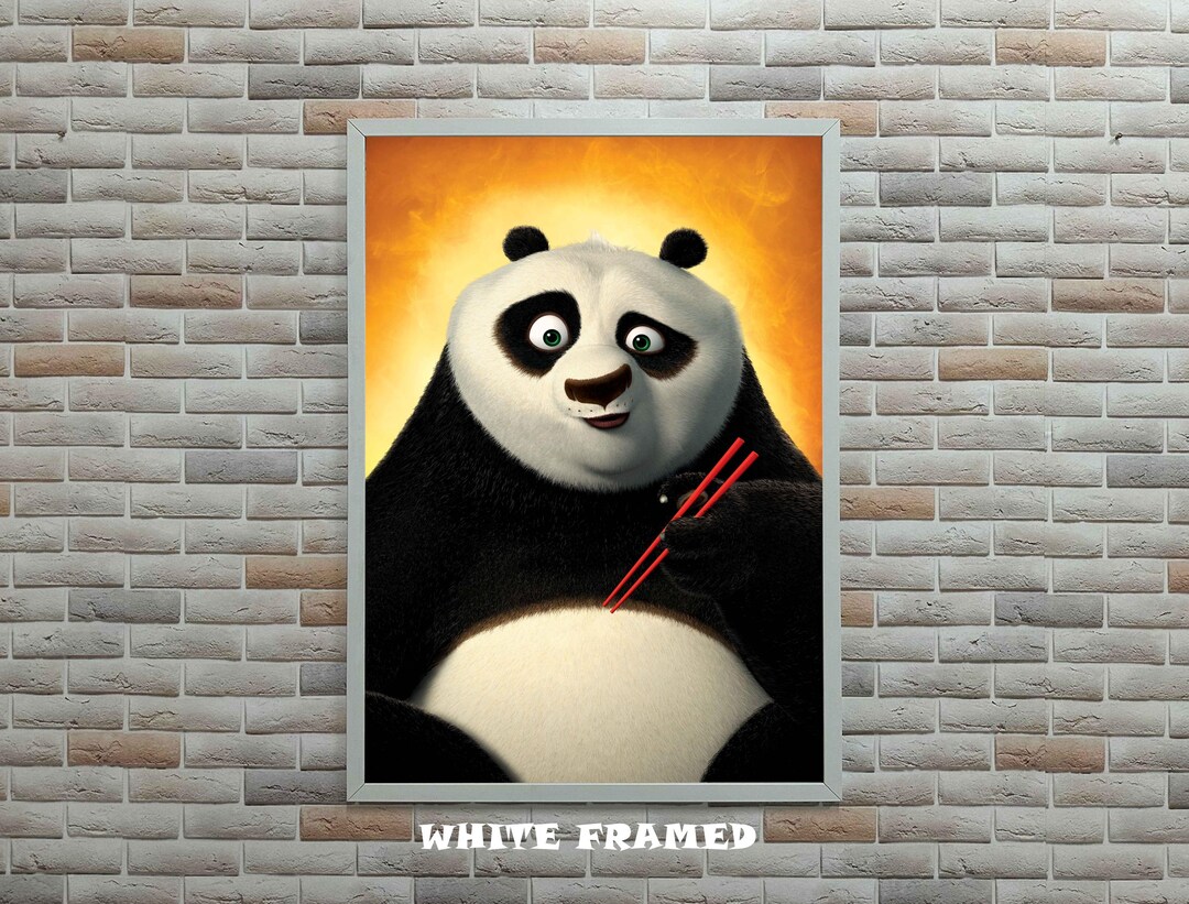 Kung Fu Panda,movie Poster,canvas Printing,framed Wall Art,panda Movie ...