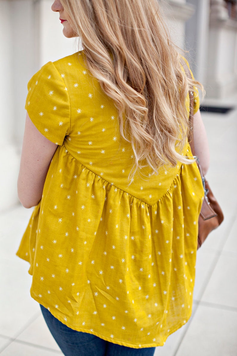 The SOHO Top PDF Pattern | Etsy