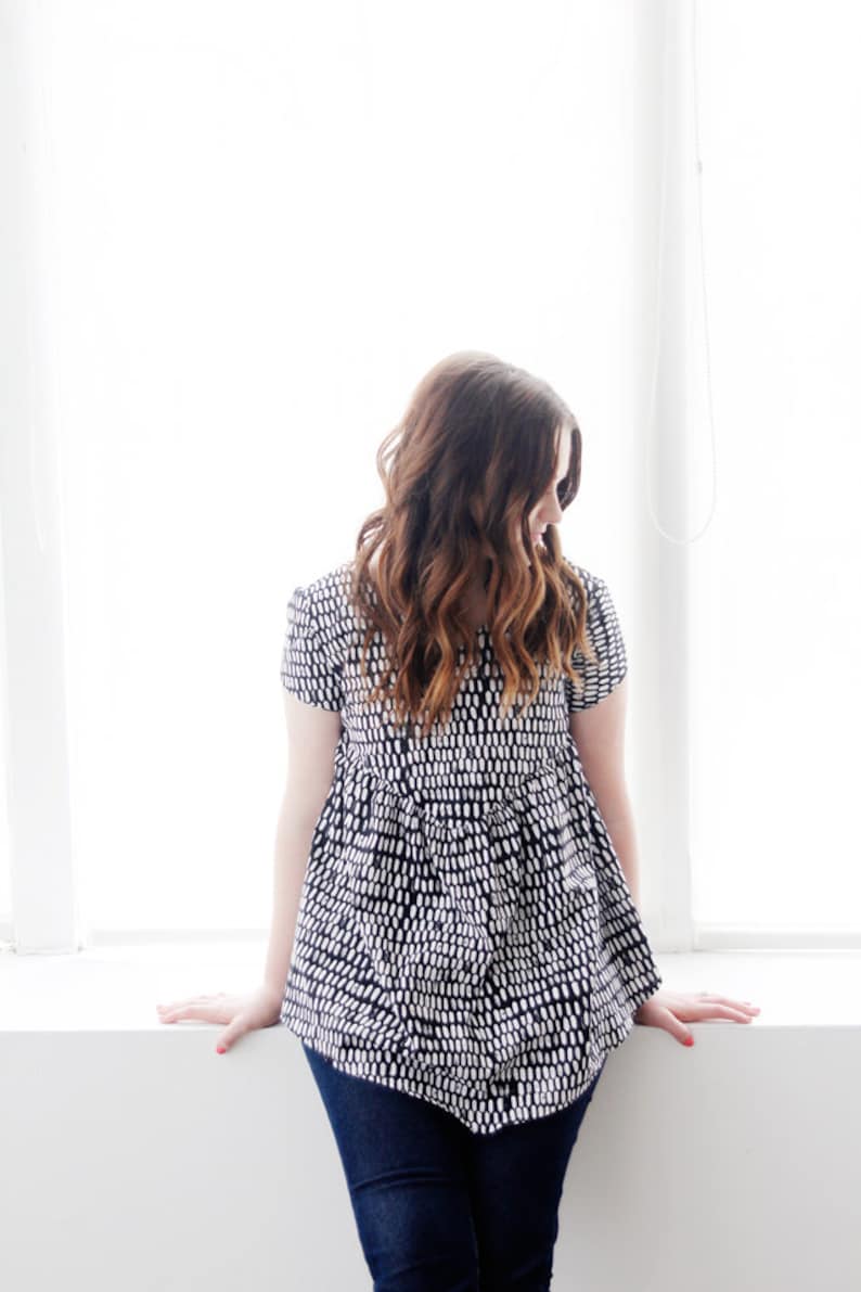 The SOHO Top PDF Pattern | Etsy