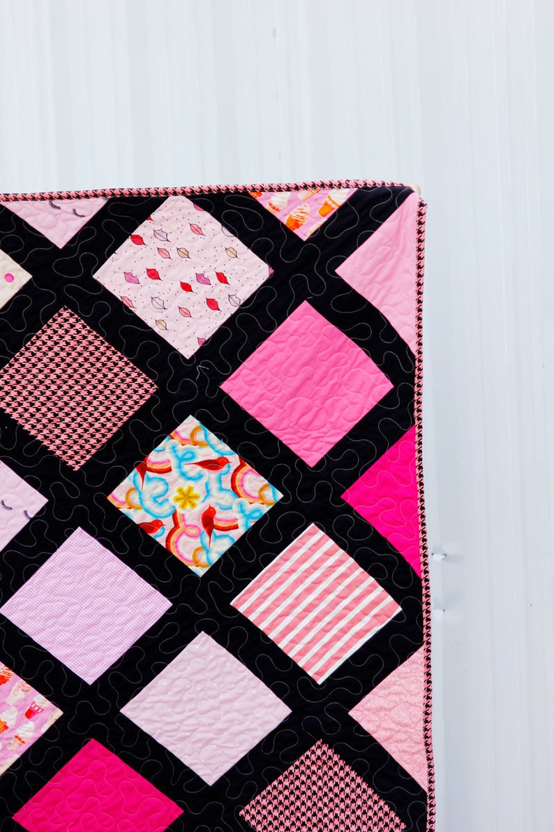 The Scrappy Grid Quilt PDF Pattern - Etsy
