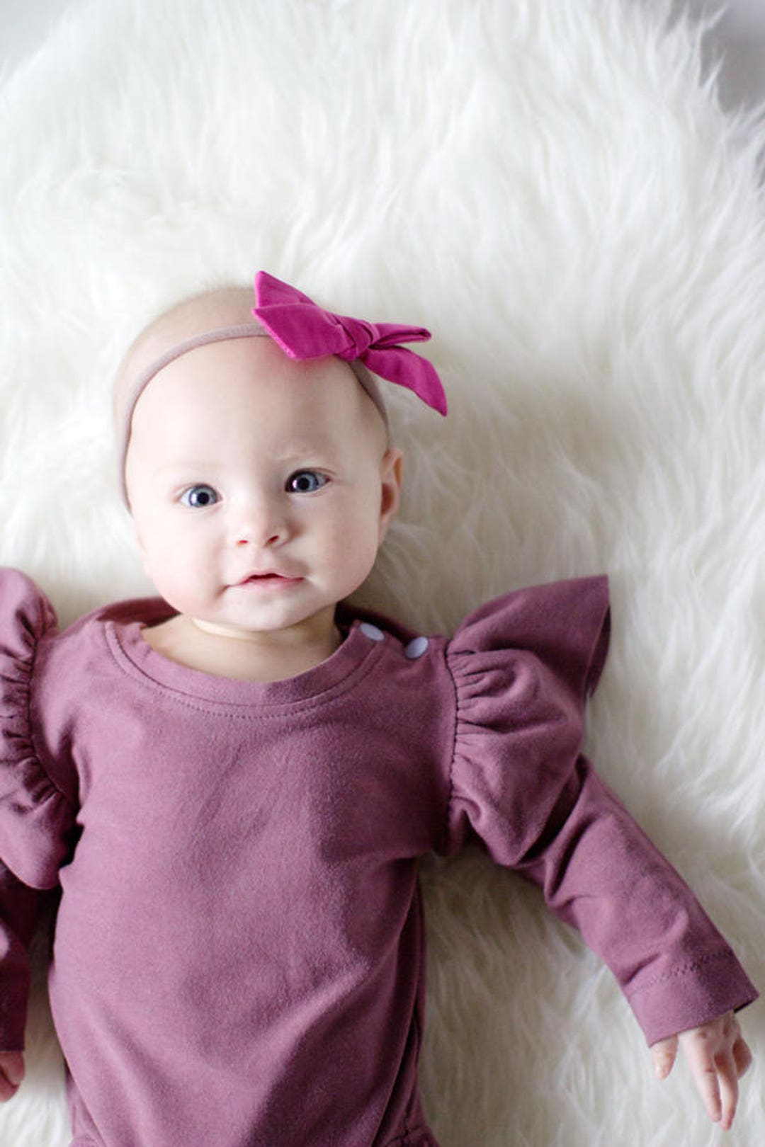 The RUFFLE SLEEVE Onesie PDF Pattern - Etsy