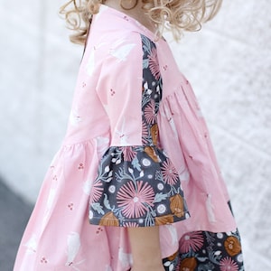 The EMMA Blouse Tunic Dress Pdf Pattern Size 18M to 10 - Etsy