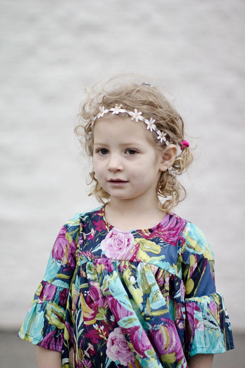 The EMMA Blouse Tunic Dress Pdf Pattern Size 18M to 10 - Etsy