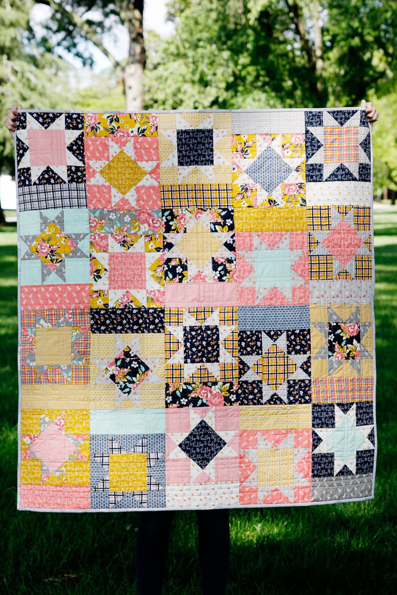 The Happy Patch Quilt PDF Pattern - Etsy