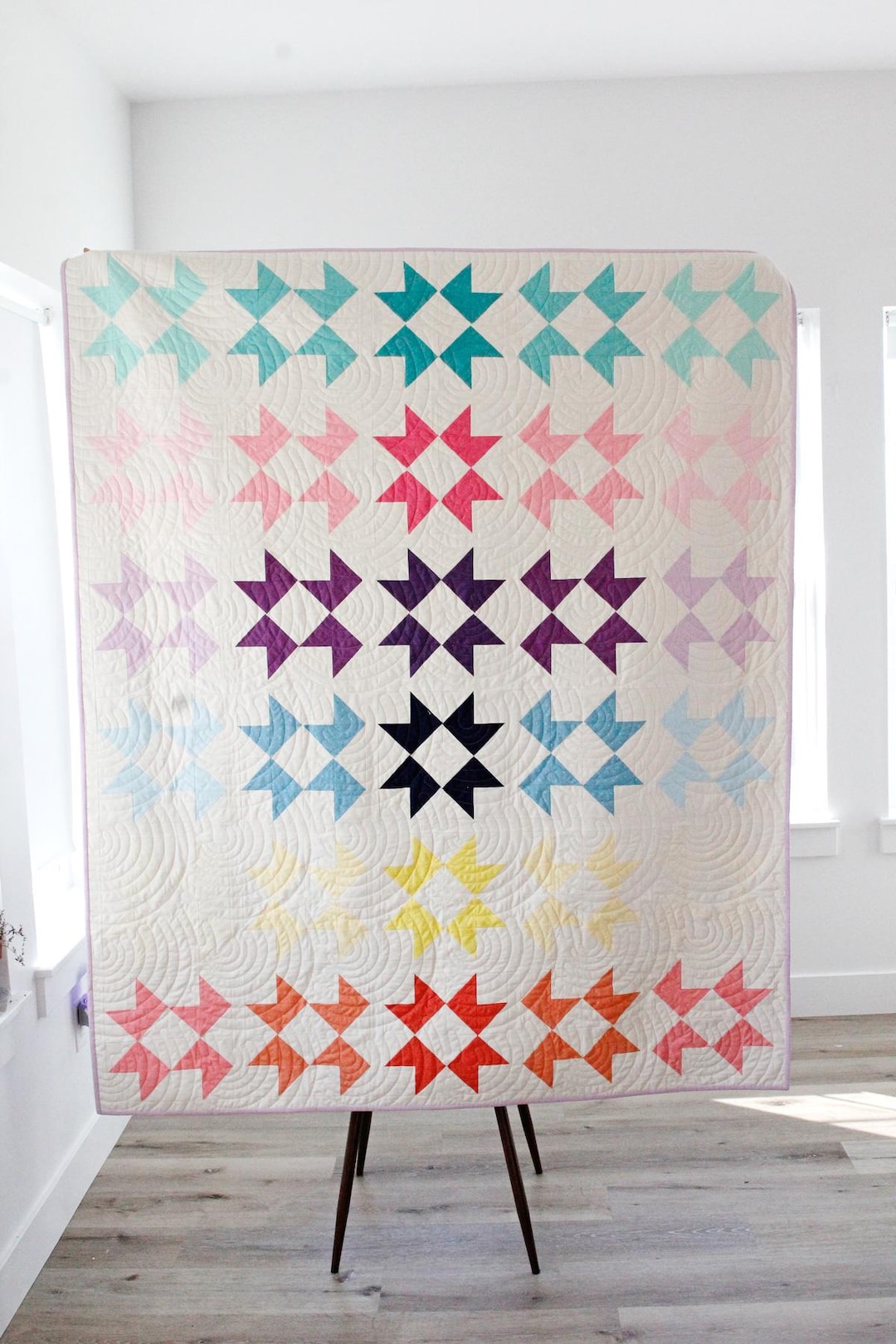 OMBRE RIBBON Star Quilt Pattern PDF - Etsy