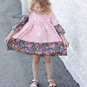 The EMMA Blouse Tunic Dress Pdf Pattern Size 18M to 10 - Etsy