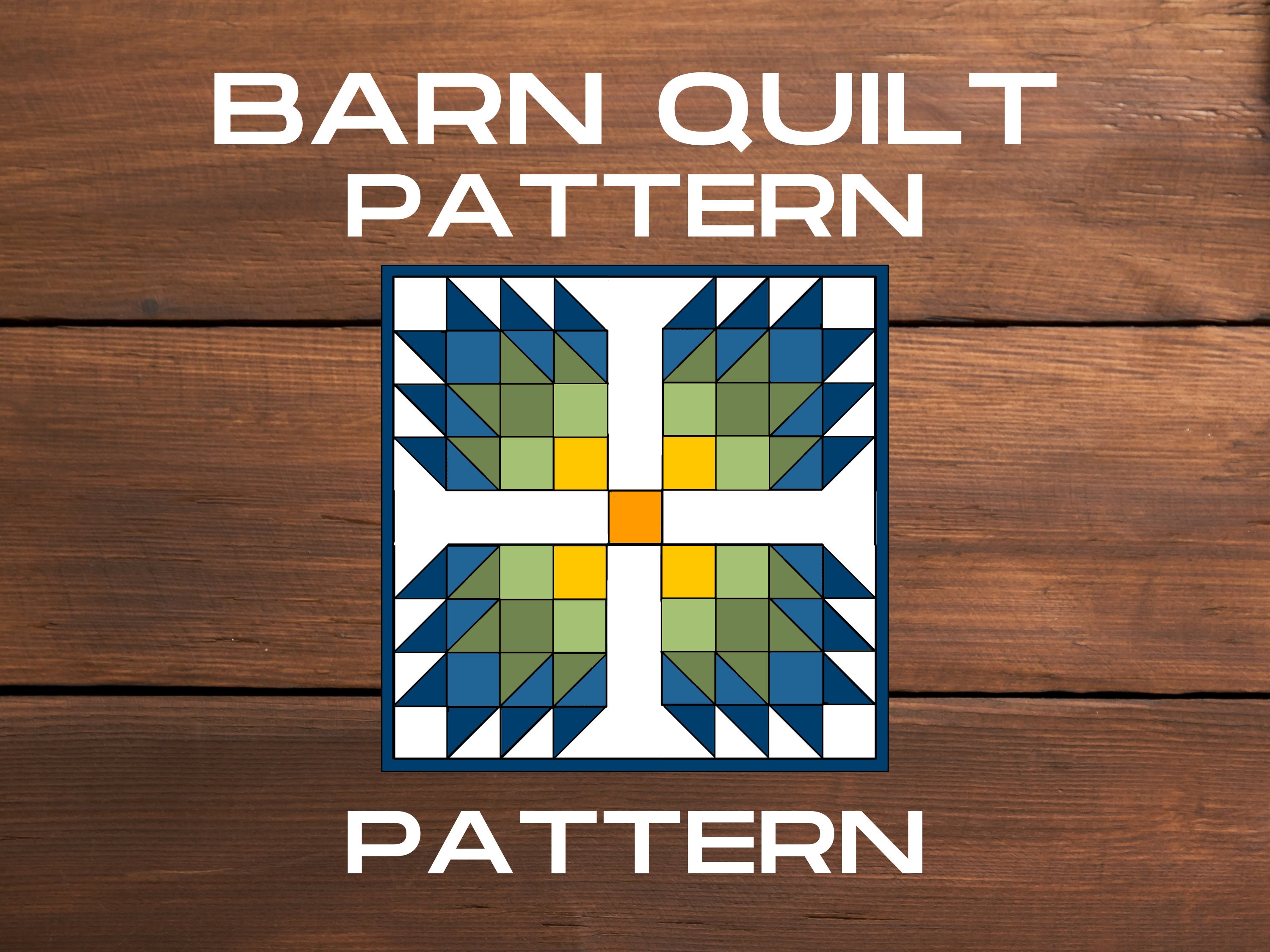 Barn Quilt Pattern, PDF, DIY, Instructions for Painting, Quilt Pattern ...