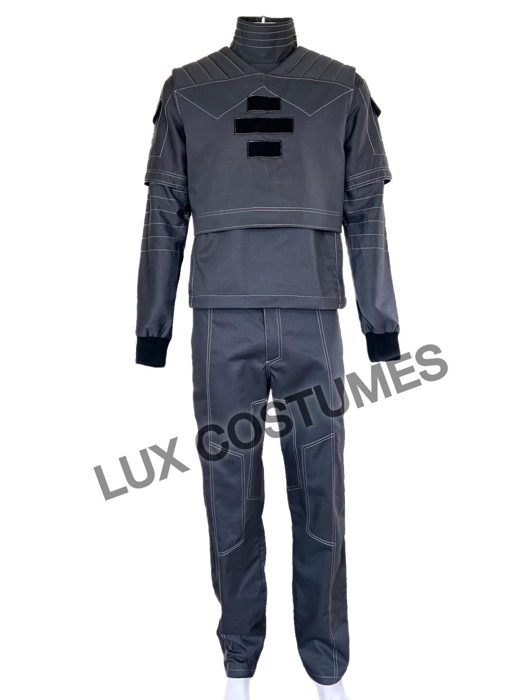 Mandalorian Star Wars Grey Flight Suit Cosplay Custom Bounty Hunter ...