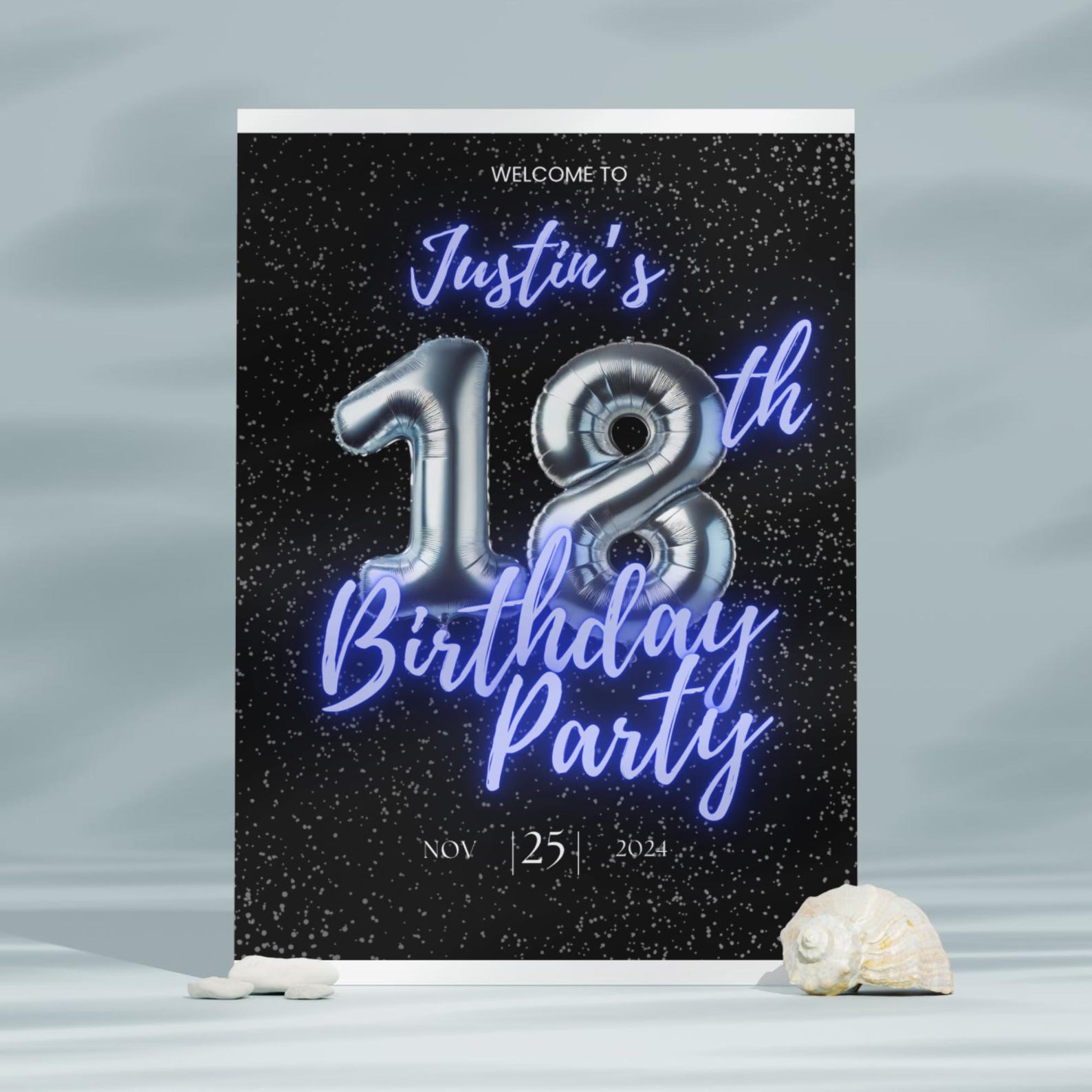 EDITABLE Welcome Sign, 18th Birthday Decor - Etsy