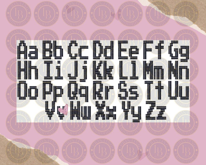 Classic Arcade Font Downloads | Pixel & Retro Vibes {A-Z} Upper and ...