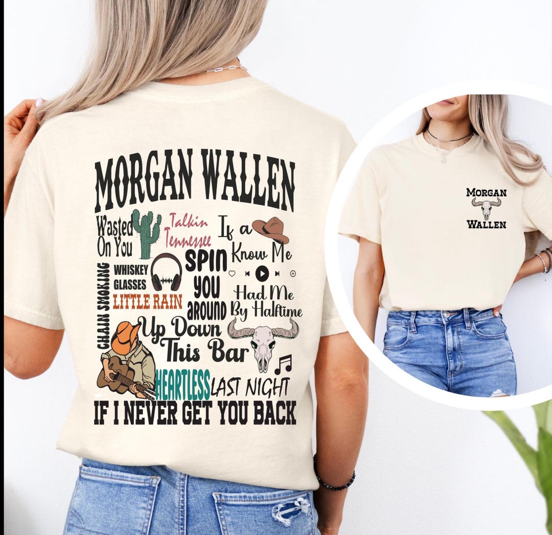Morgan Wallen Graphic Tee: Country Music Fan T-shirt - Etsy
