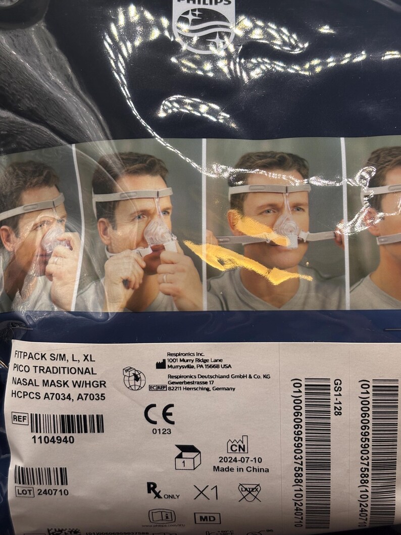 Phillips Respironics Pico Nasal Mask Kit factory Sealed - Etsy