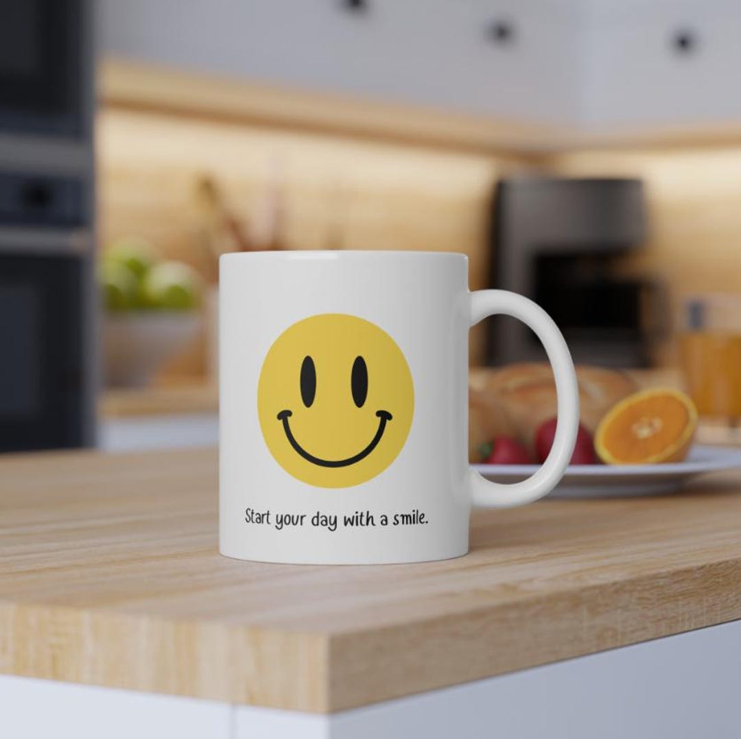 Smiley Mug - Etsy