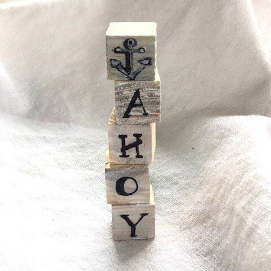 Tiny Miniature Half Inch Letter Natural Wood Blocks With - Etsy