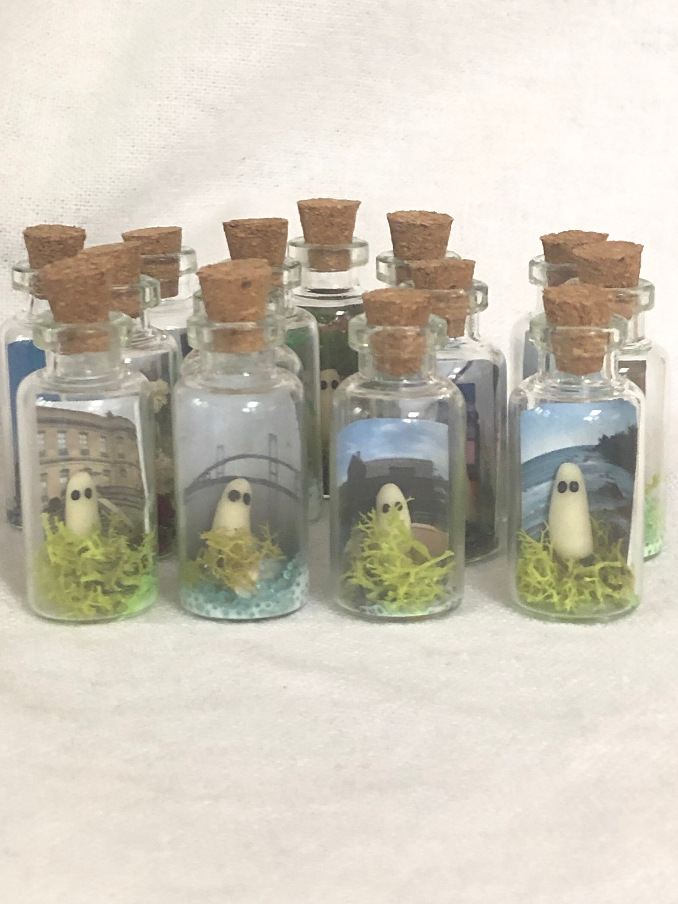 Spirit Jars With Glow in the Dark Spirit Ghost Choose Your | Etsy