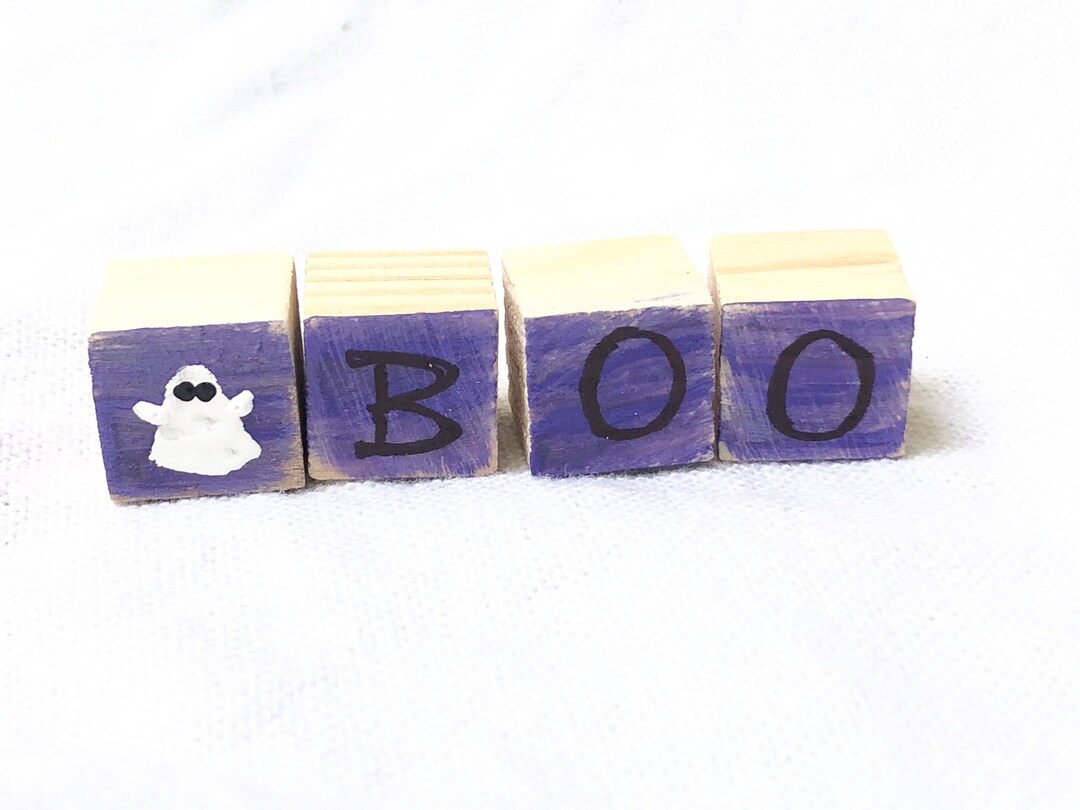 Tiny Miniature Half Inch Letter Natural Wood Blocks With - Etsy