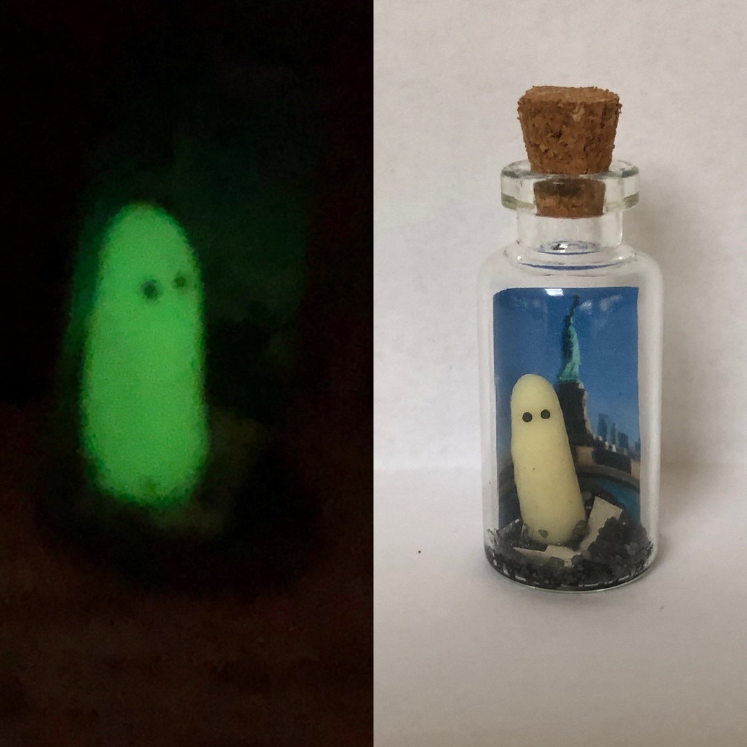 Spirit Jars With Glow in the Dark Spirit Ghost Choose Your Spirit Shown ...