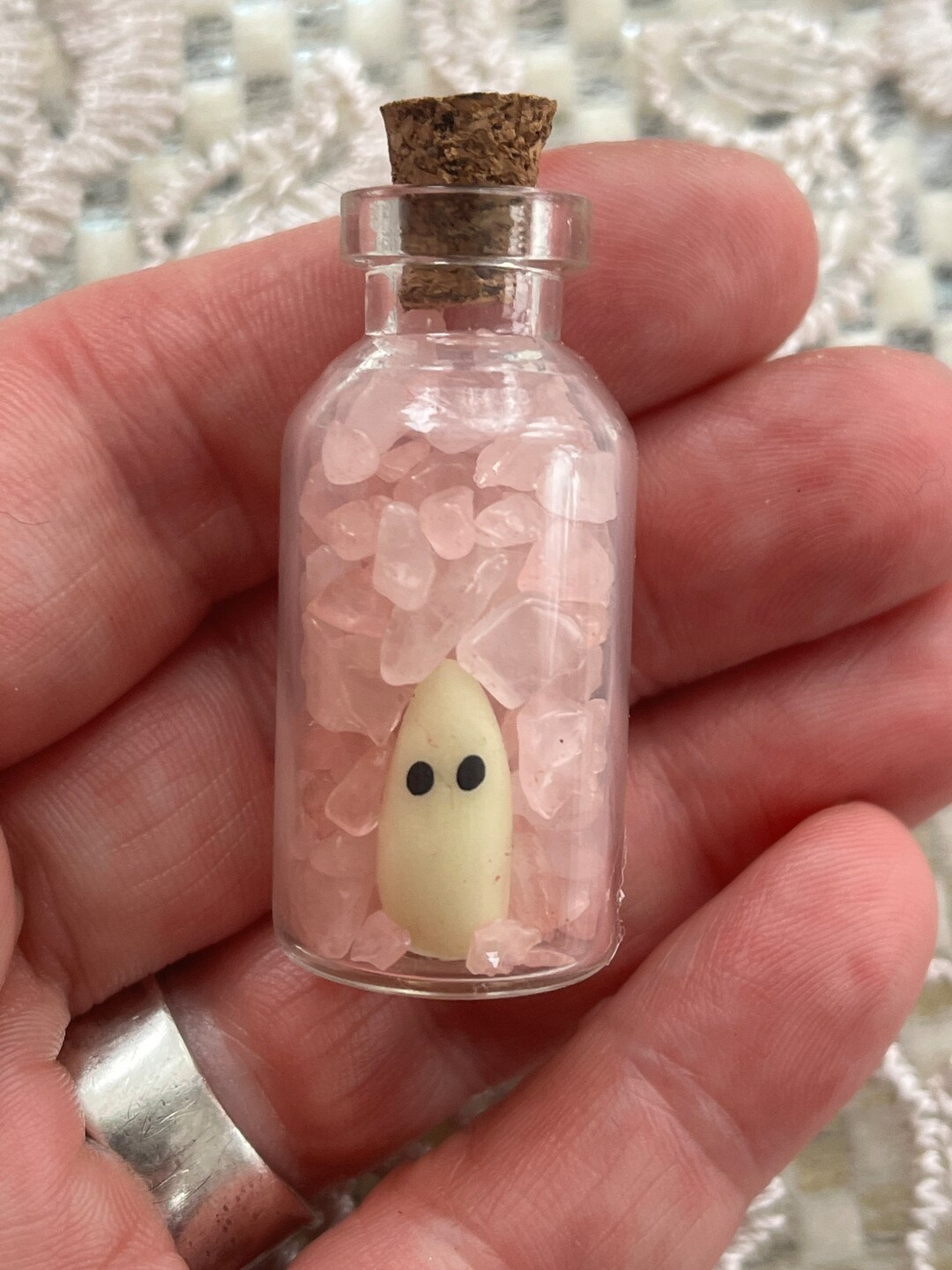 Spirit Jars With Glow in the Dark Spirit Ghost Shown in Healing Calming ...