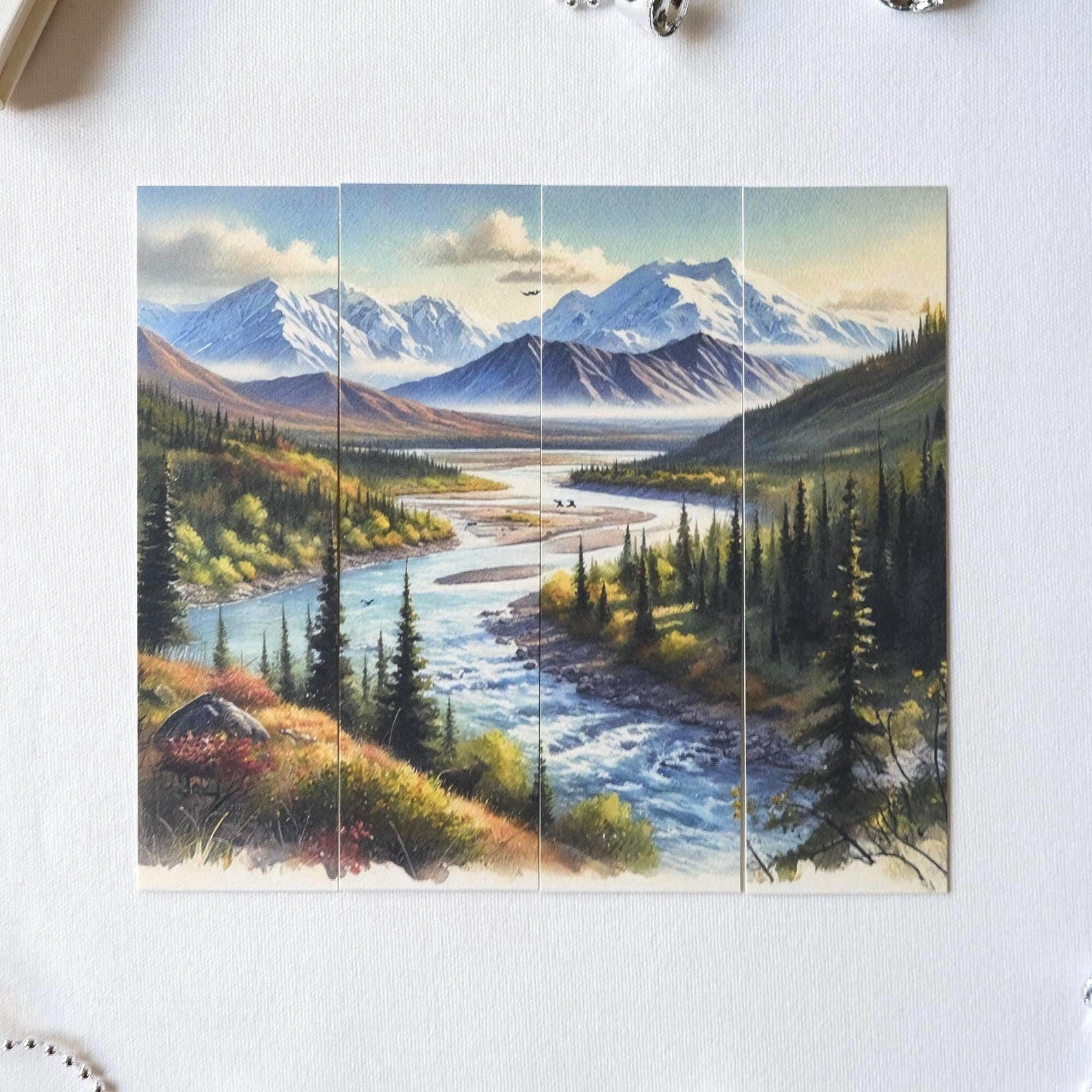 Living in Nature Bookmark Set, Book Lover Gift, Christmas Gift, Nature ...