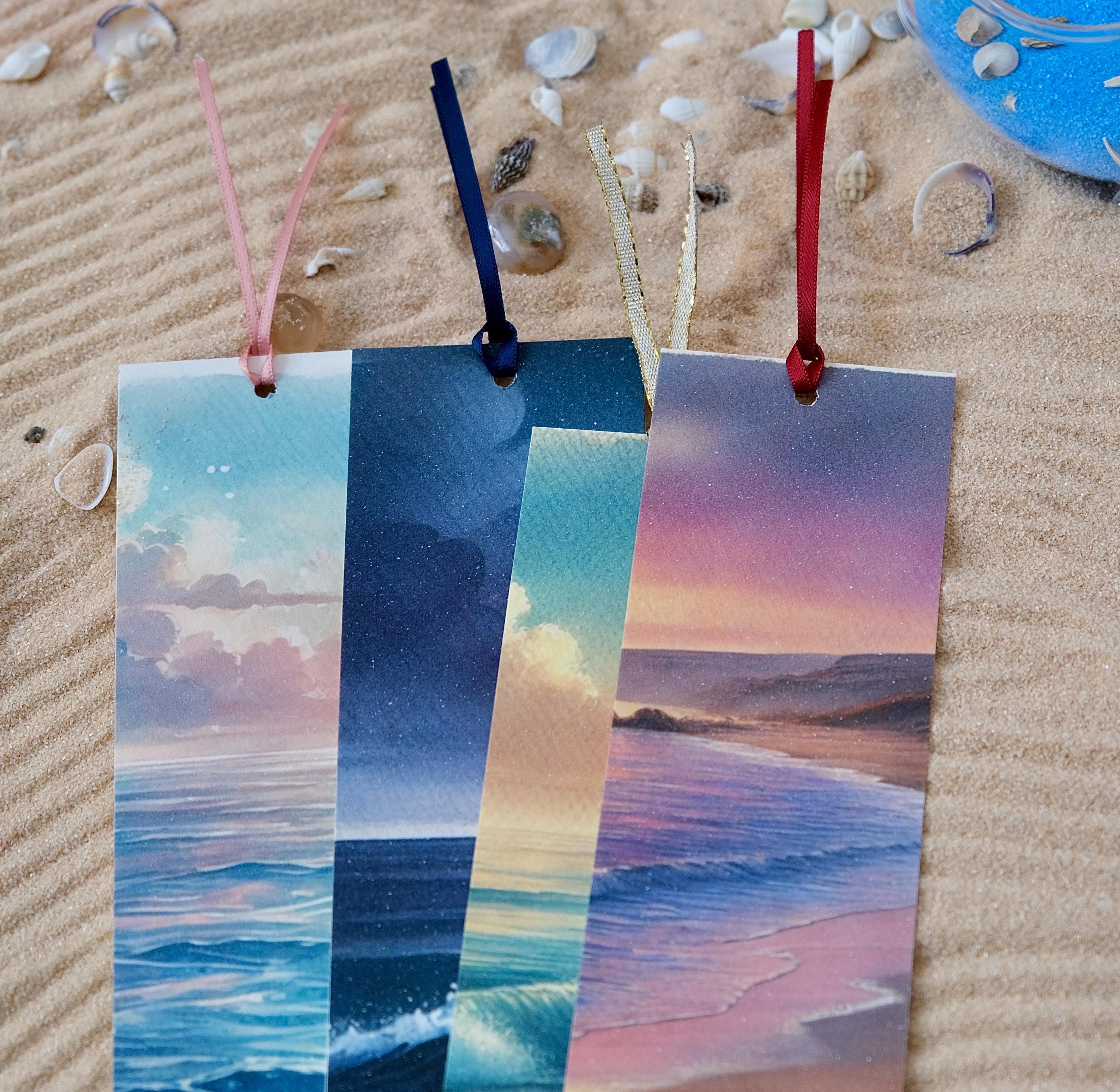 Living in Ocean Bookmark Set, Book Lover Gift, Nature Lover Gift ...