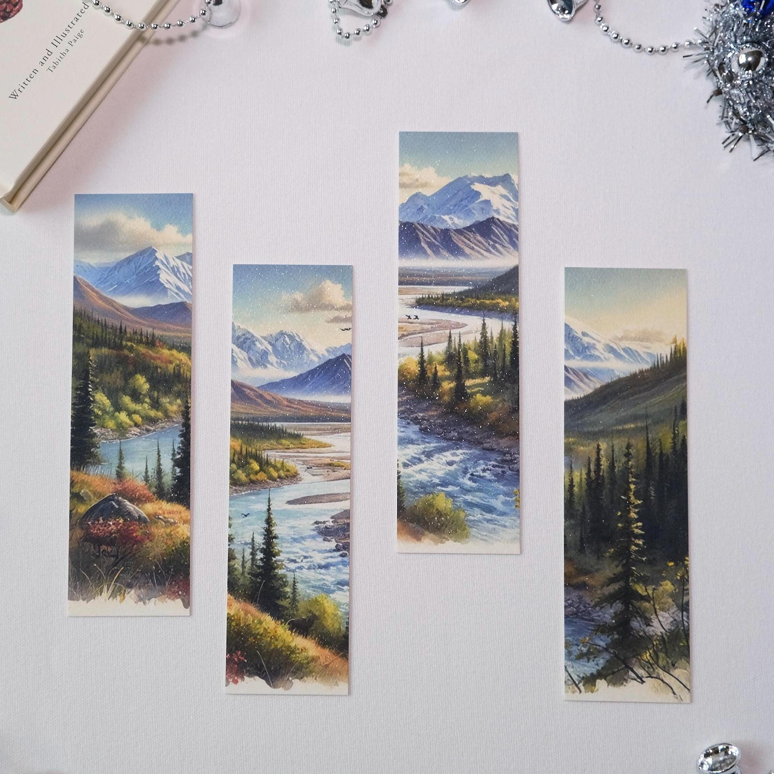 Living in Nature Bookmark Set, Book Lover Gift, Christmas Gift, Nature ...
