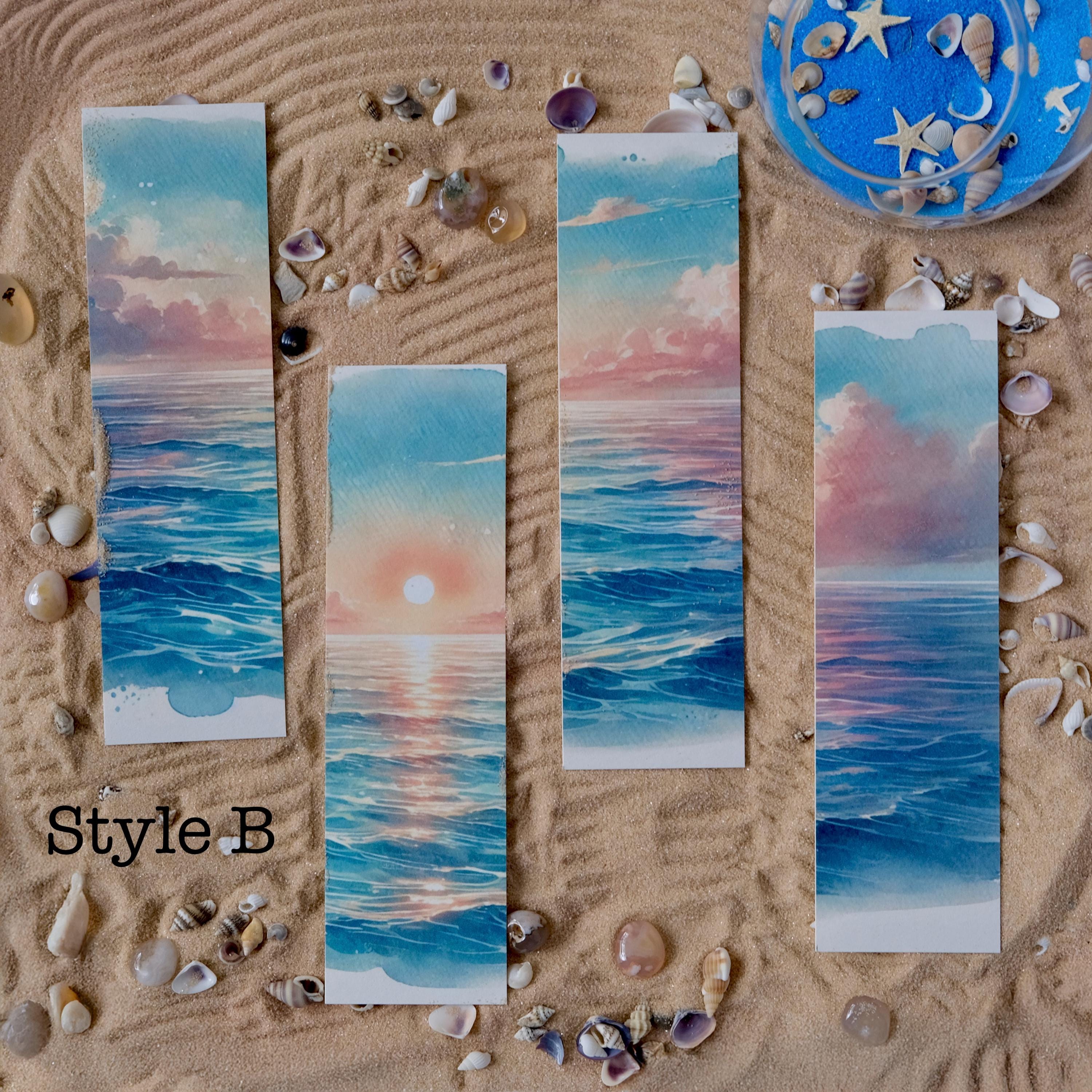 Living in Ocean Bookmark Set, Book Lover Gift, Nature Lover Gift ...