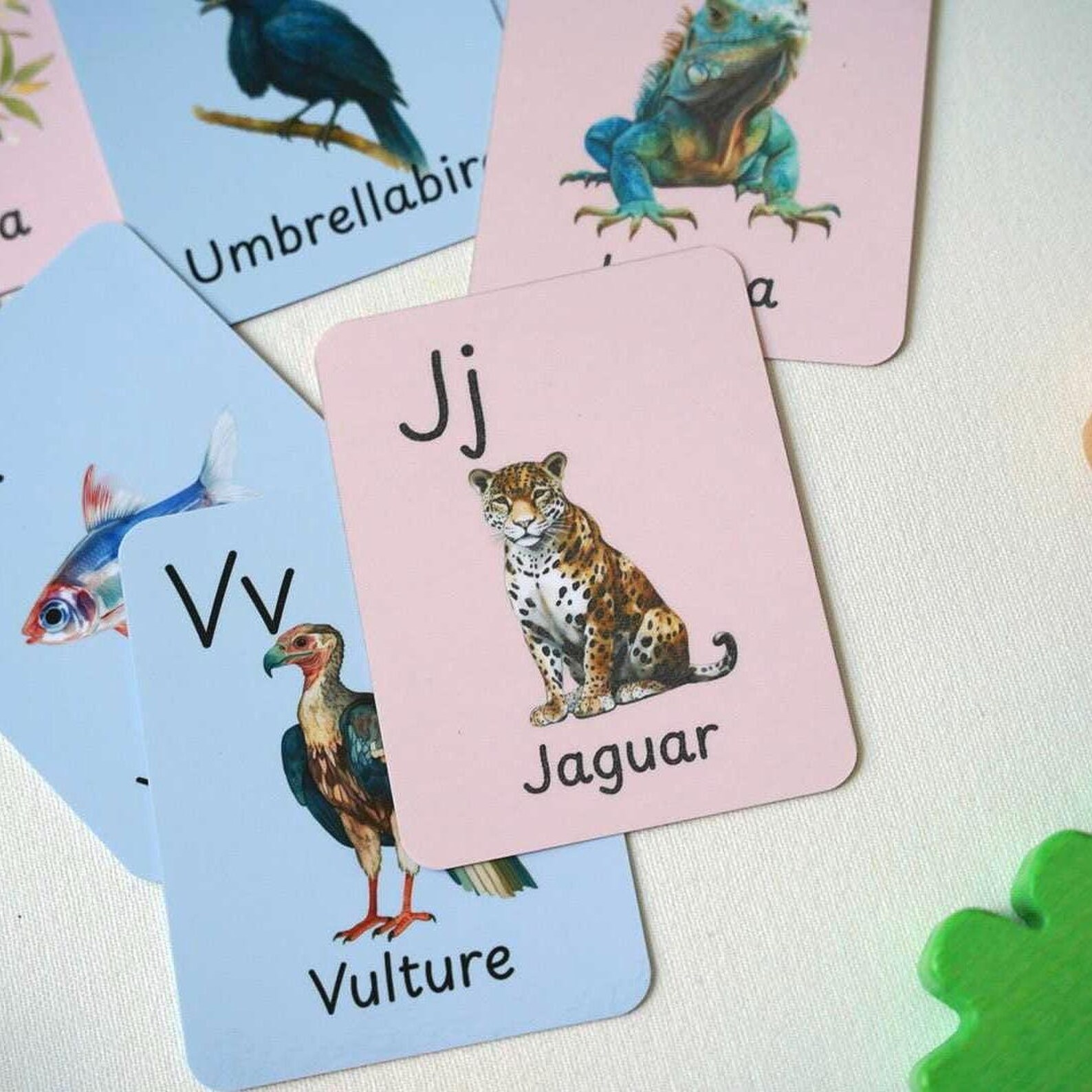 Animal Alphabet Cards, Montessori Cards, Animal Flashcards, Homeschool ...