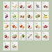 Printable Fruit Alphabet Flashcards, Montessori Homeschool Resource ...