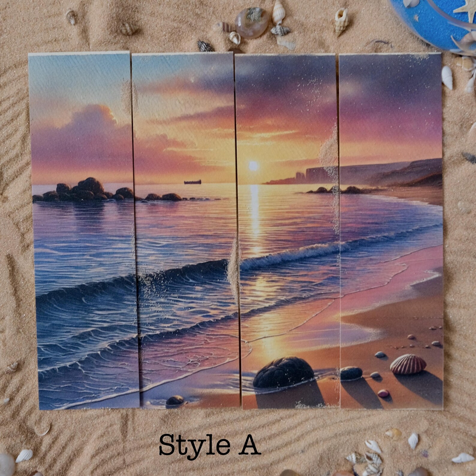 Living in Ocean Bookmark Set, Book Lover Gift, Nature Lover Gift ...