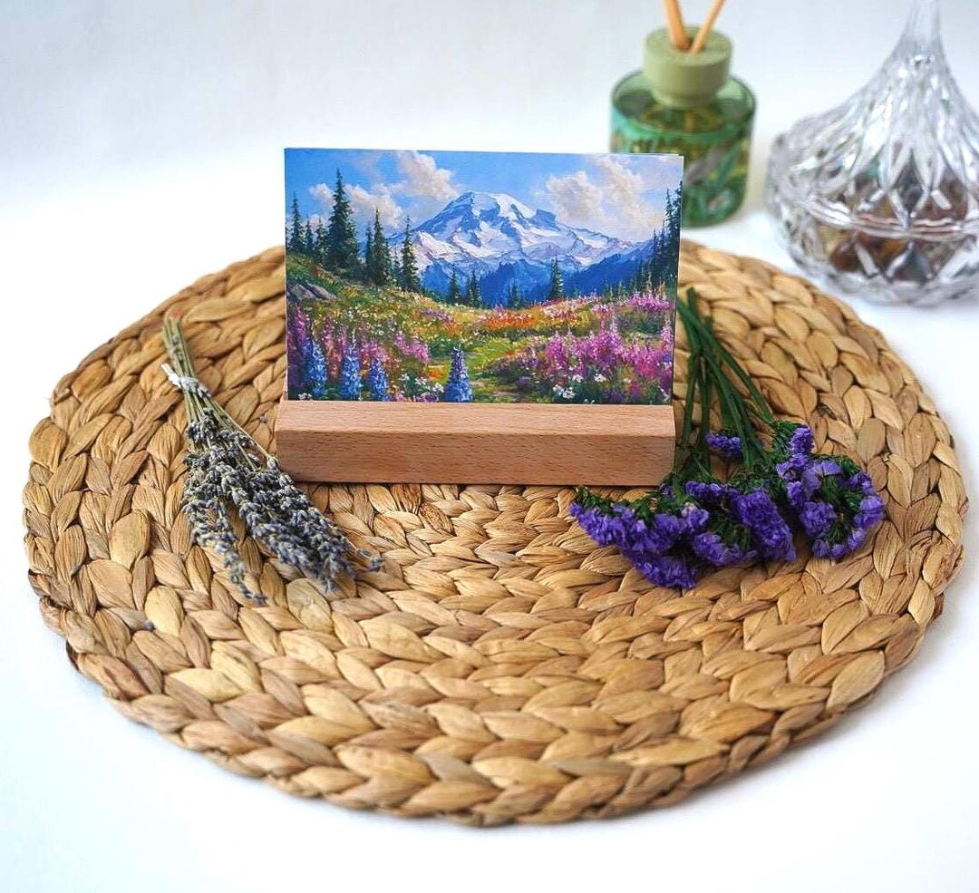 National Park Themed Affirmation Card, Natural Style Meditation Card ...