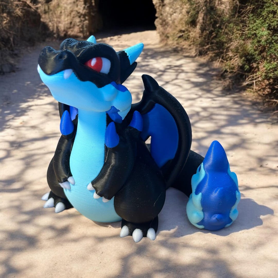 Mega Charizard X Figure – Pokémon Edition - Etsy