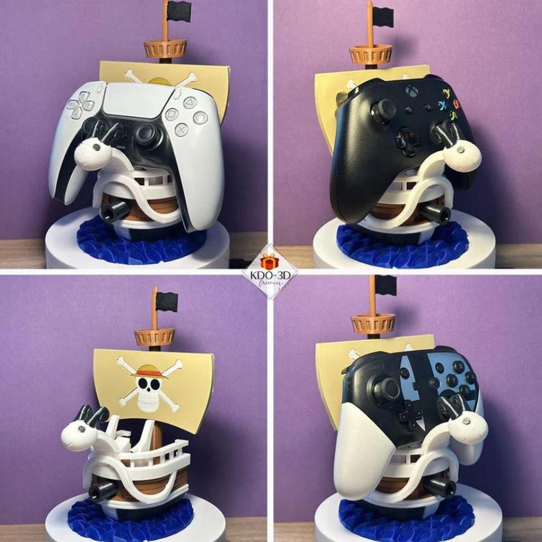 One Piece Vogue Merry Controller Holder going Merry PS4, PS5, XBOX ...