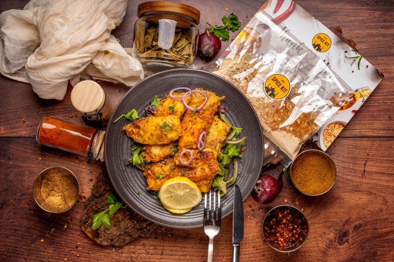 Organic Masala Fish Spices. Spice Kit. Gift. Gift for Men. Festive Gift ...
