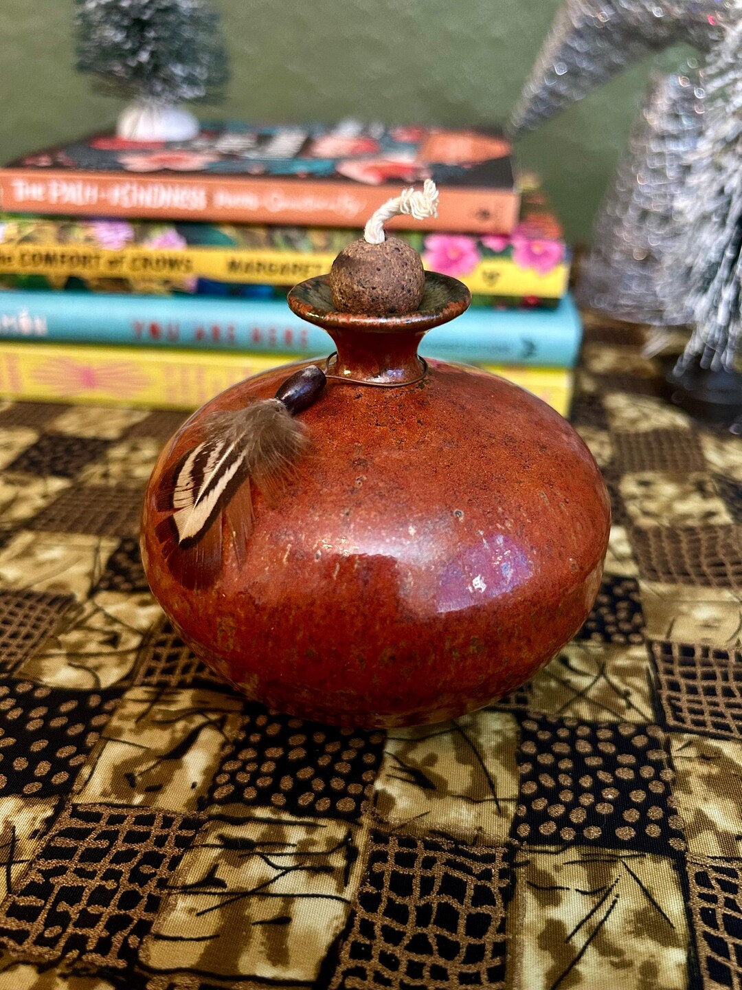 Vintage Roger Butler Ceramic Oil Lamp - Etsy