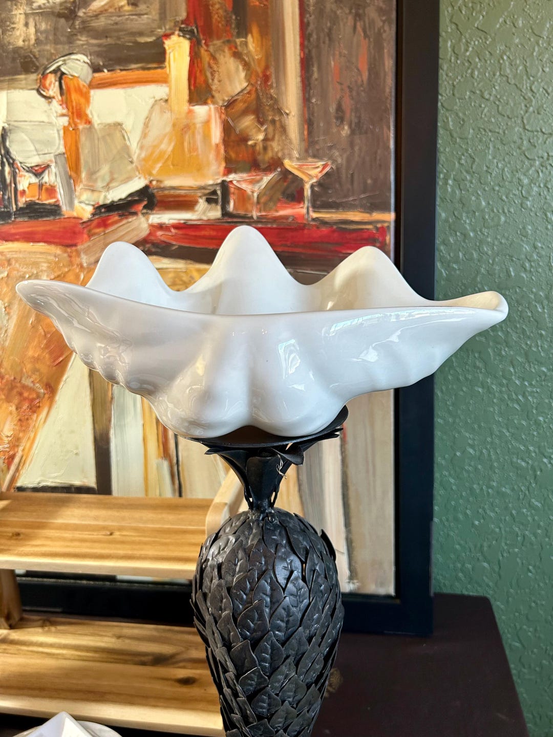 Hall China USA Clam Shell Bowl- Vintage - Etsy